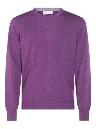 Brunello Cucinelli pull à col rond - Violet