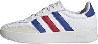 adidas Adidas Homme BARREDA Shoes, FTWR White/Team Royal Blue/Better Scarlet, 46 2/3 EU