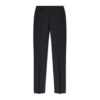 Alexander McQueen Hose mit einem markanten Totenkopfmotiv - - Trousers - Herren - Schwarzk - L