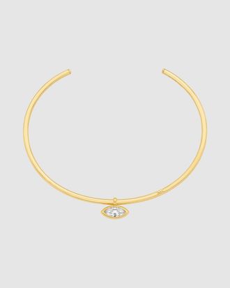 Michael Kors Halskette mit Marquise-Kragen in Gold