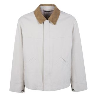 Tom Ford Cotton Canvas Workwear Jacke - - Jackets - Herren - Wei&szlig; - M