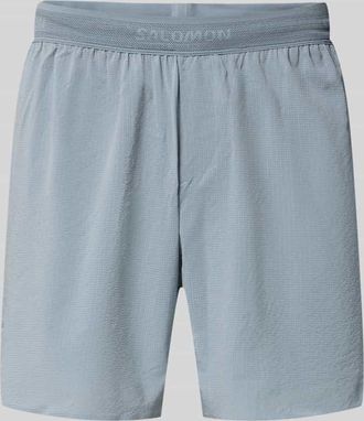 Salomon Shorts mit elastischem Logo-Bund Modell SENSE AERO