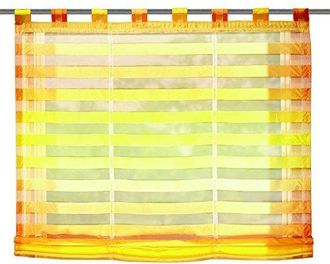 Home Fashion Home fashion Raffrollo, Polyester, Orange