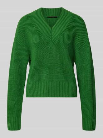 Windsor Strickpullover aus Schurwolle mit V-Ausschnitt