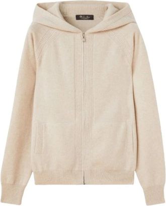 Loro Piana Merano Bomber - - Knitwear - Damen - Beige - M