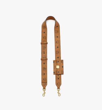 MCM Aren Schulterriemen mit Pouch in Visetos