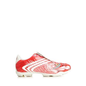Yohji Yamamoto Homme, Chaussures, Rouge, Taille: 43 EU F50 Tunit Baskets