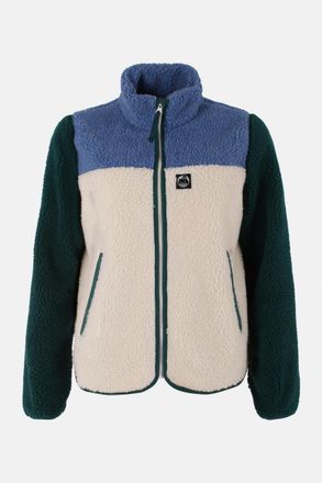 Danef&aelig; Danebirk Fleecejacke Wei&szlig; Blau Gr&uuml;n