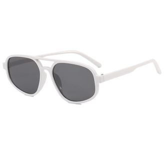 Generic Lunettes De Soleil Tendance For Hommes Et Femmes, Vacances En Plein Air, Shopping(White)