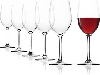 Stölzle Rotweingläser Classic 6er-Set 450ml - Hochwertige Weingläser ideal für Rotwein - Eleganter Rotweinkelch aus Kristallglas für maximale Aromaentfaltung 