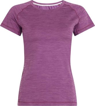 ENERGETICS Damen Eevi Ii T Shirt, Melange/Violet, 36 EU