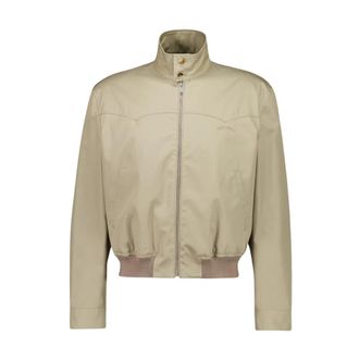 Alexander McQueen Cropped Harrington Jacke - - Jackets - Herren - Beige - XL