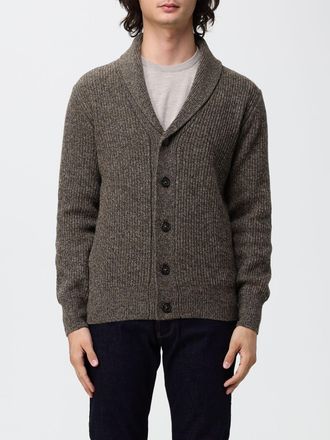 Brooksfield Gilet en laine c&ocirc;tel&eacute;e avec col ch&acirc;le et boutons