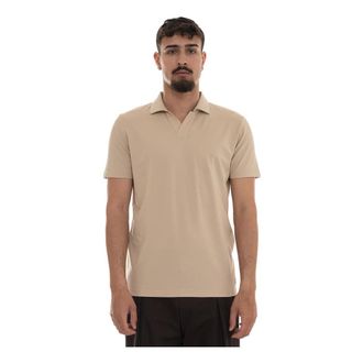 Peuterey Homme, Tops, Beige, Taille: 3XL Nouveau polo sans boutons Helgo