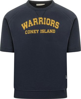 Bl'ker Blker, Homme, Sweatshirts et sweats &agrave; capuche, Bleu, Taille: XL Felpa Giro Warriors