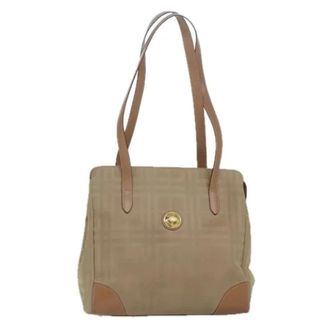 Burberry Pre-owned Canvas Schultertasche - - Pre-owned - Damen - Beige - ONE SIZE