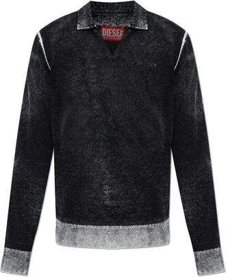 Diesel Homme, Pulls, Noir, Taille: XS K-Lawrence Polo