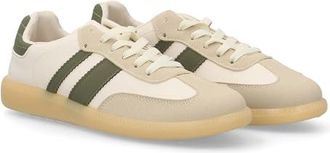 Shoes & Blues Chaussures de sport &eacute;l&eacute;gantes pour femme, confortables, style d&eacute;contract&eacute;, fermeture &agrave; lacets, usage quotidien., kaki, 40 EU