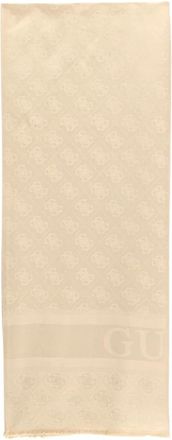Guess Logo Jacquard Schal - - Accessories - Damen - Beige - ONE SIZE