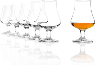Stölzle Nosing Glas 194 ml I Whisky Gläser 6er Set I Bleifreies Kristallglas I Hochwertiges Scotch Glas I spülmaschinentauglich I Einzigartige Gläser für den 
