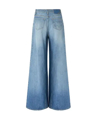 Pinko Womens Jeans Winona Blue Denim Cotton