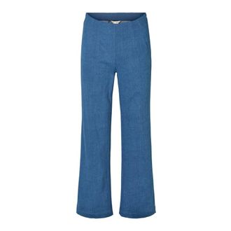 Rue de Femme Wide Hosen - - Trousers - Damen - Blau - XL