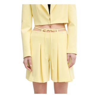 Fracomina Shorts d&eacute;contract&eacute;s - Femme - Shorts - Jaune - Taille: 30 FR