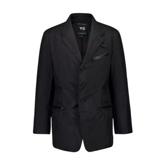 Yohji Yamamoto Herren, Jacken, Schwarzk, SGr&ouml;&szlig;e