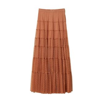 Twinset Femme, Jupes, Brun, Taille: 36 FR Tiered Tulle Skirt