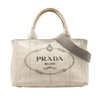 Prada Pre-owned Denim Satchel - - Pre-owned - Damen - Beige - ONE SIZE