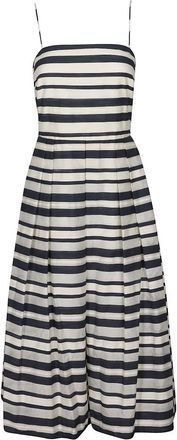 Ralph Lauren Femme, Robes, Bleu, Taille: 32 FR Robe cocktail &agrave; rayures