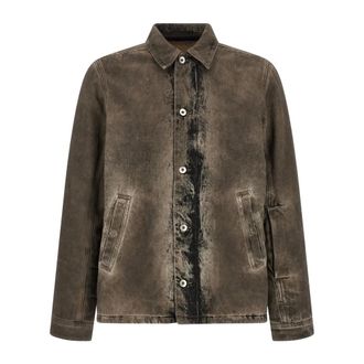Rick Owens Denim Vestes - Homme - Vestes - Gris - Taille: M