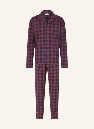 Mey Mey Schlafanzug Serie Lumber Grid blau