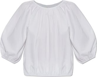 By Malene Birger Femme, Blouses et Chemises, Blanc, Taille: 38 FR Lelow Top