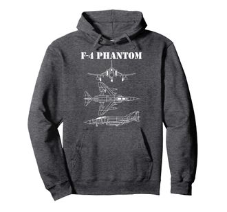 The Salty Veteran F-4 Phantom Jet Flugzeug Pilot Milit&auml;rflugzeug F4 Pullover Hoodie