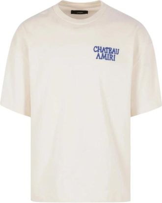 Amiri Homme, Tops, Beige, Taille: 2XL Chateau Oversized Tee