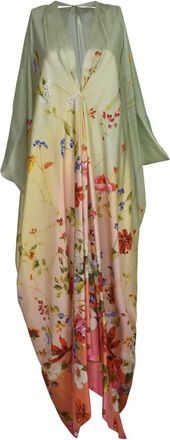 Roberto Cavalli Femme, Vestes, Multicolore, Taille: ONE Size Kaftan col V Floral