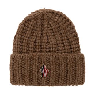 Moncler Bonnet Grenoble Apres-Ski - Femme - Accessoires - Brun - Taille: ONE Size