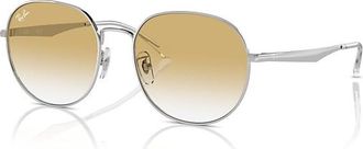 Ray-Ban Rb3727d Sonnenbrillen Silber Fassung Gelb Glas 57-19