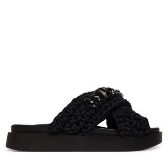 INUIKII Pantoletten Inuikii Woven Stones 1004.003.0073 Schwarz