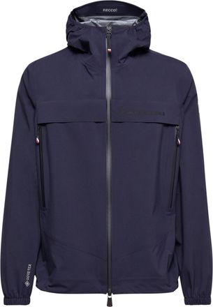 Moncler Moncler Veste Imperm&eacute;able &Agrave; Capuche Repliable Gore-tex Shipton, Homme, Bleu, Taille: 0