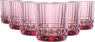 Bormioli Rocco America 20S Wassergl&auml;ser - 300ml - Lila Rose - Pack Von 6