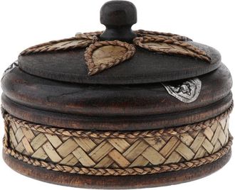 Colcolo Thailand Stil Aschenbecher Holz Elefant f&uuml;r Zigaretten Geschenk Andenken, S