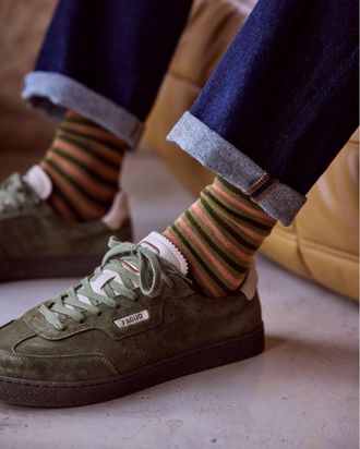 Faguo Lot de chaussettes x3 vert olive & kaki coton - SOCKS