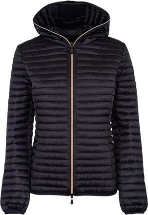 Save The Duck Femme, Vestes, Noir, Taille: 36 FR Hooded Jacket D33620W-Iris22-10000