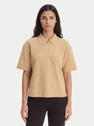 Calvin Klein Poloshirt LV044E241G Beige Relaxed Fit