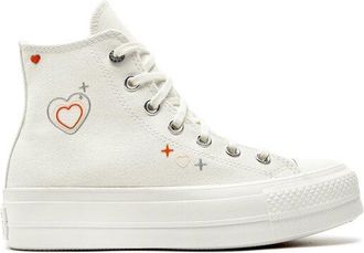 Converse Sneakers aus Stoff Chuck Taylor All Star Lift Platform Y2K A09114C Weiß