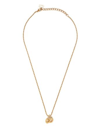 Dior collier à pendentif logo