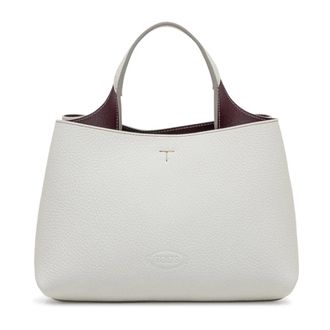 Tod's Femme, Sacs, Blanc, Taille: ONE Size Timeless Tote