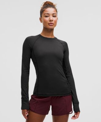 lululemon Its Rulu Langarmshirt f&uuml;r Frauen - Gr&ouml;&szlig;e 2XS in Black